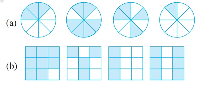 Q 1 Write Shaded Portion As Fraction Arrange Trustudies